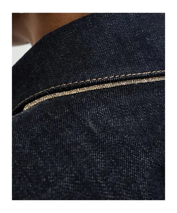 Brunello Cucinelli Long Sleeve Denim Jacket