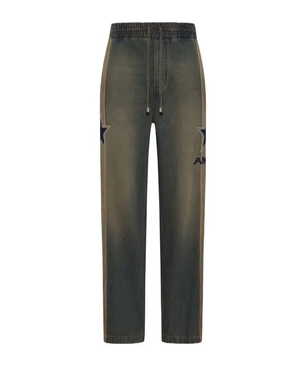 Amiri Star-detail Jeans - Worn Slate