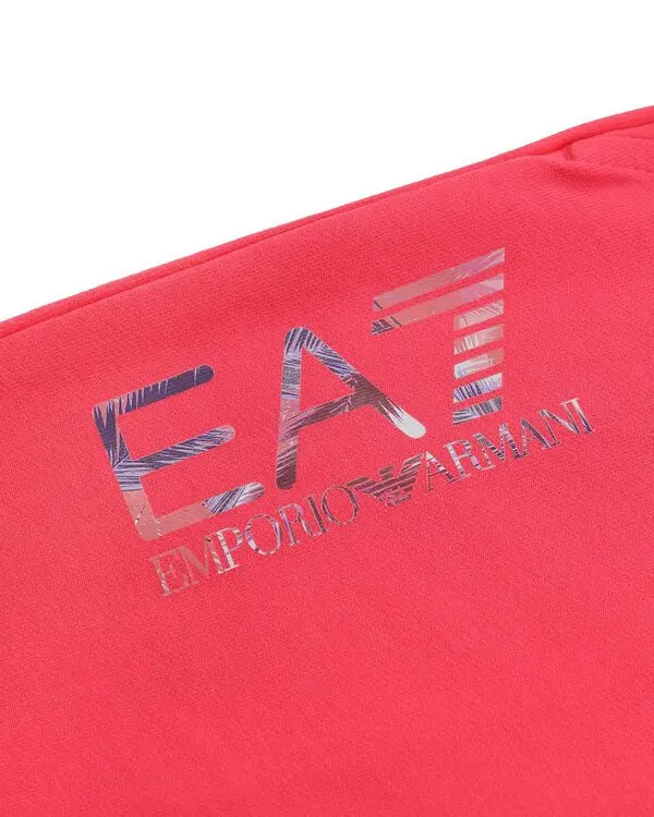 EA7 Rose Logo Printed Sweatpants