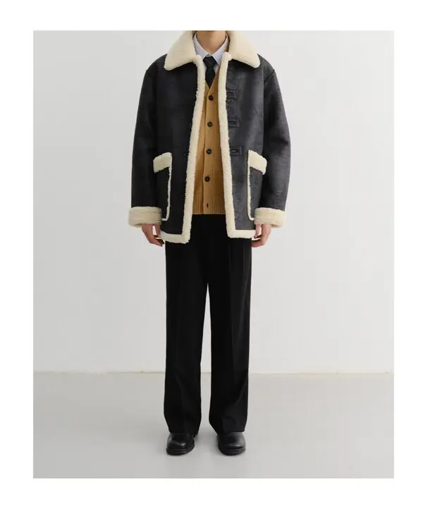 DUNST Reversible Double-faced Wool Jacket - Black