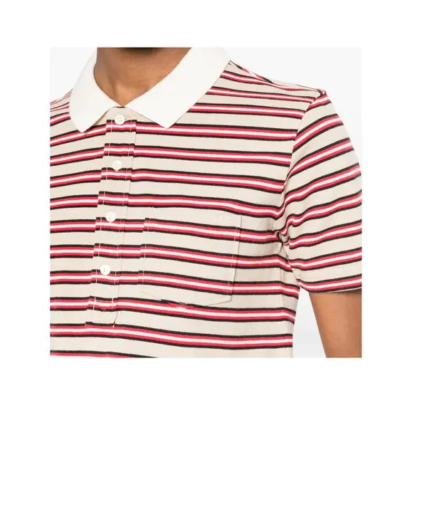 A.p.c. Striped Polo Shirt