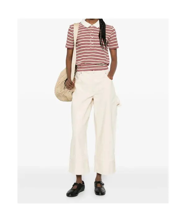 A.p.c. Striped Polo Shirt