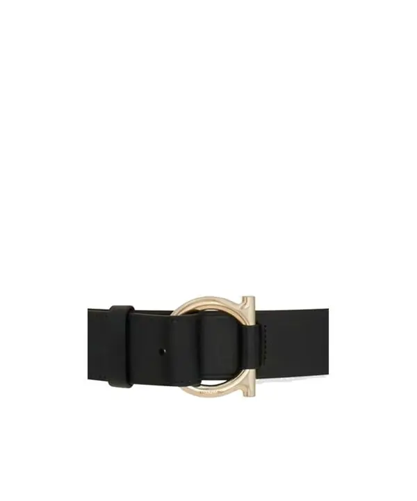 FERRAGAMO Gancini Buckle Leather Belt
