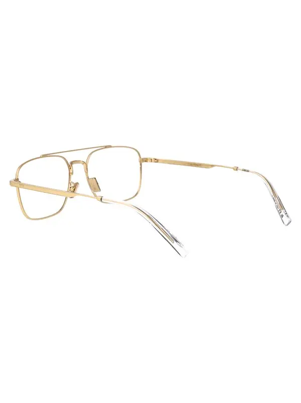 Dior Full-rim Gold Tone Eyeglasses - Nude