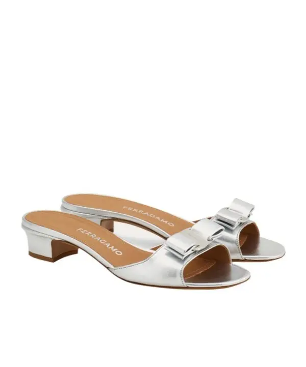 FERRAGAMO Vara Bow Slide Sandals