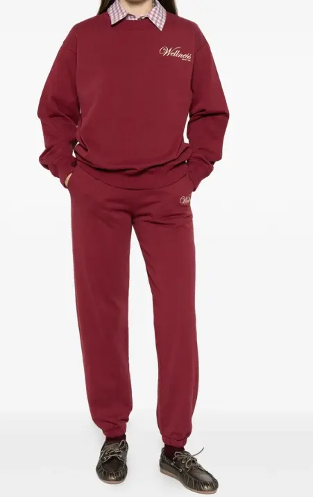 SPORTY  RICH Sporty & Rich Crewneck Sweatshirt With Logo