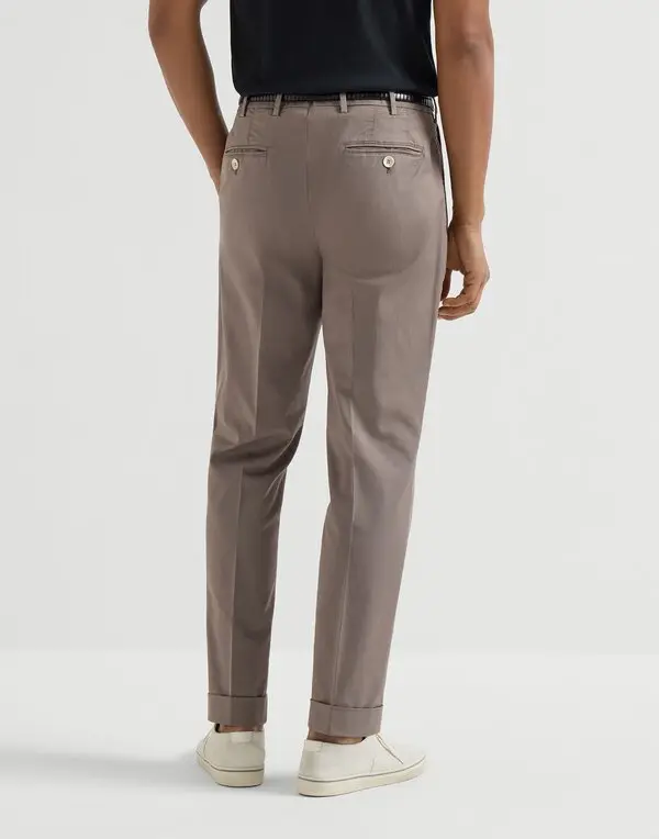 Brunello Cucinelli Tailored Tapered-leg Trousers - Hazelnut