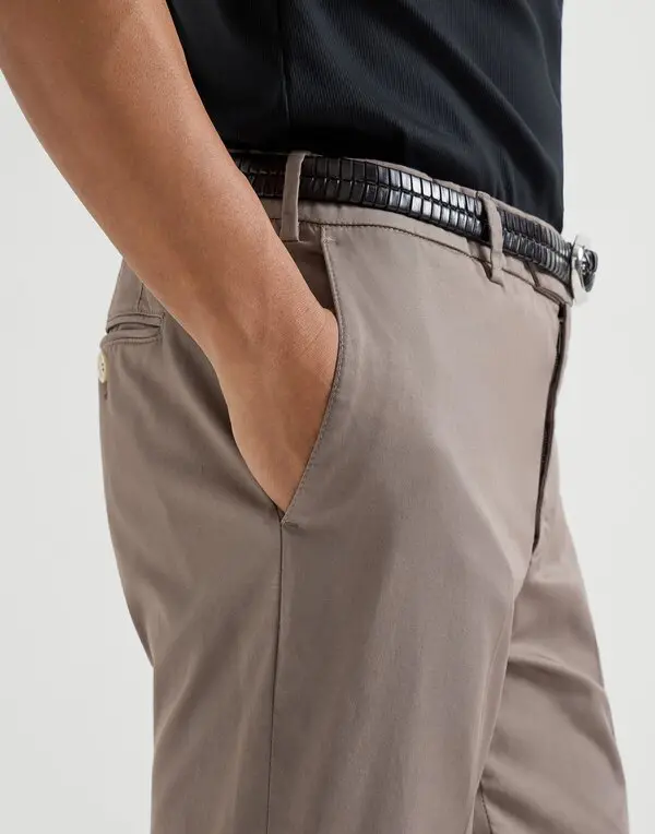 Brunello Cucinelli Tailored Tapered-leg Trousers - Hazelnut