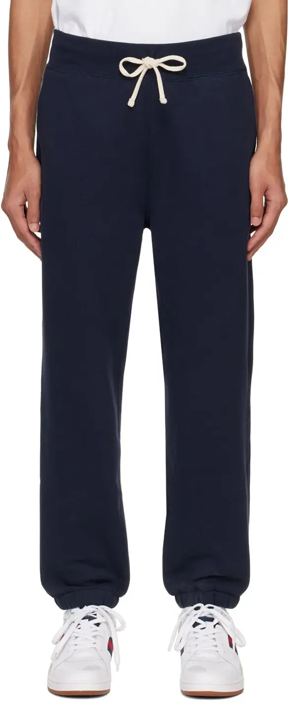Polo Ralph Lauren Logo Embroidered Drawstring Sweatpants - Black