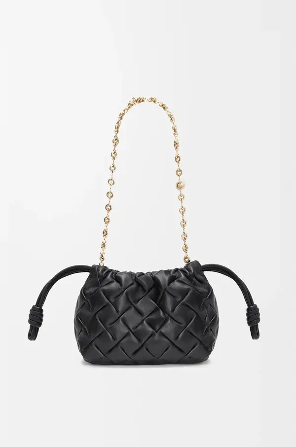 Loewe Mini Flamenco Purse - Black