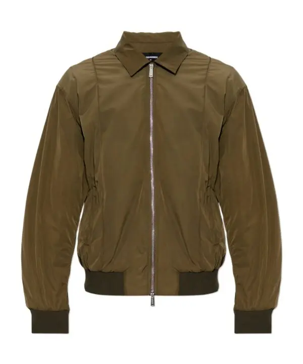 Dsquared2 Zip-up Bomber Jacket - Green