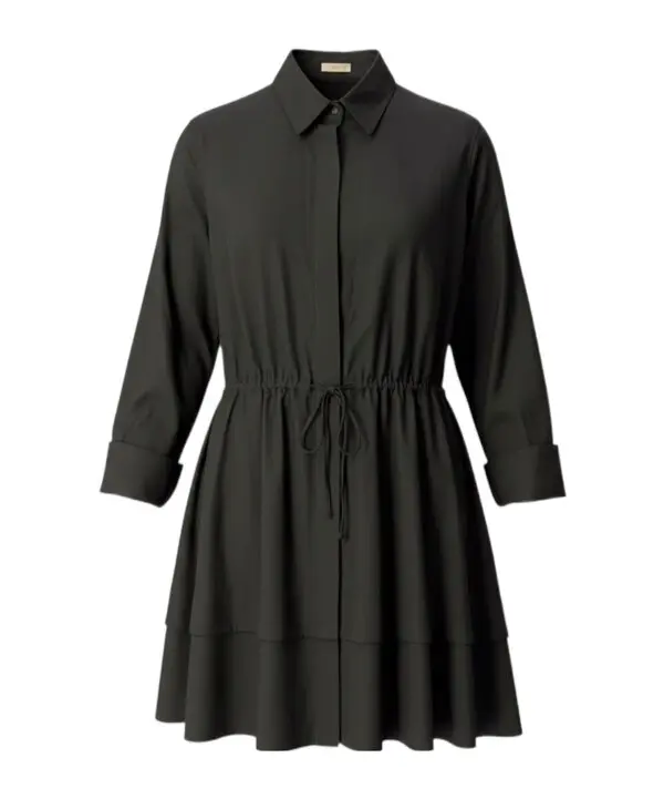Alaïa Long Sleeve Tiered Dress