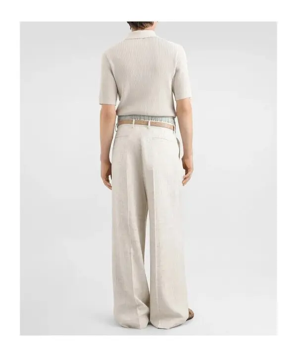 Dolce & Gabbana Dolce Gabbana Ribbed Knit Polo Shirt