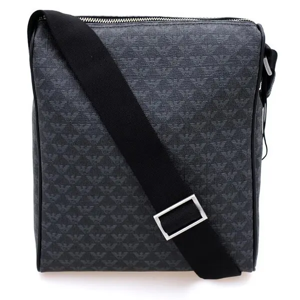 Emporio Armani Dark Gray Logo Satchel