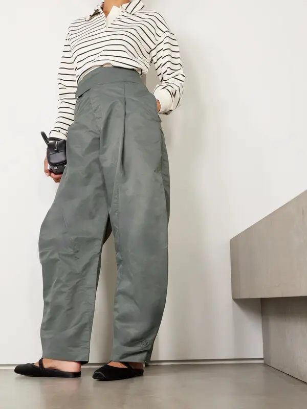 J.W.ANDERSON High-waisted Wide-leg Pleated Trousers