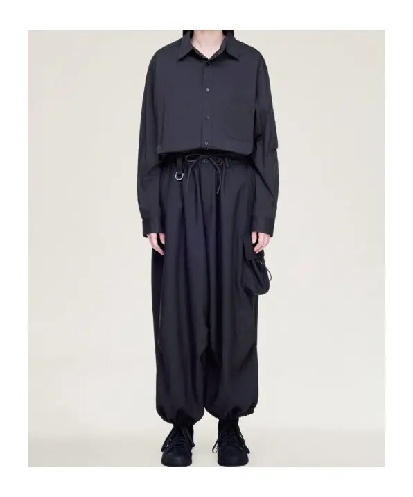 Y3 Sport Uniform Wide Cargo Trousers