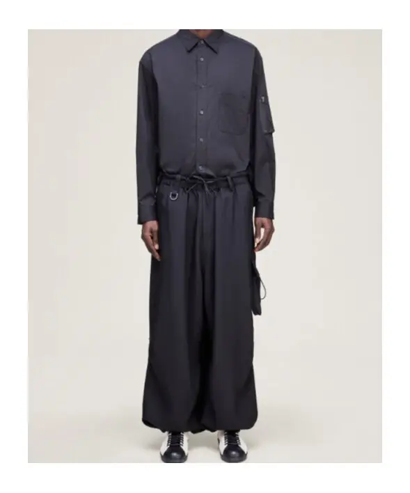 Y3 Sport Uniform Wide Cargo Trousers