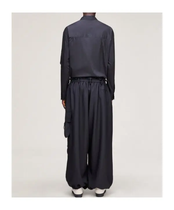 Y3 Sport Uniform Wide Cargo Trousers