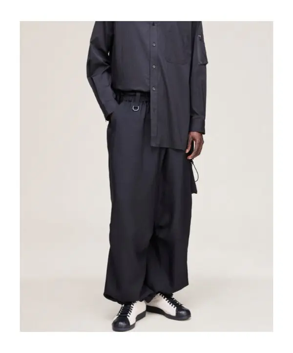 Y3 Sport Uniform Wide Cargo Trousers
