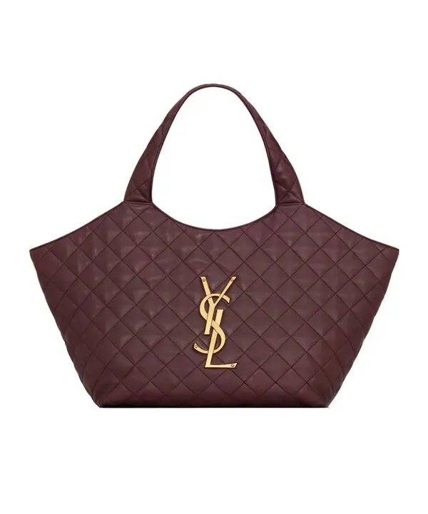Saint Laurent Icare Quilted Medium Tote Bag