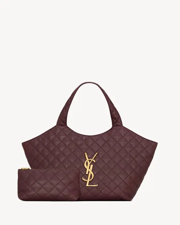 Saint Laurent Icare Quilted Medium Tote Bag