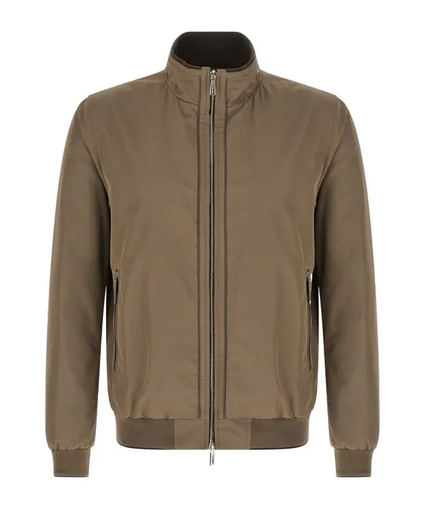 MOORER Bomber Jacket - Brown