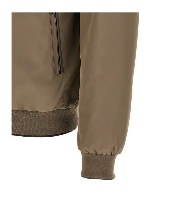 MOORER Bomber Jacket - Brown