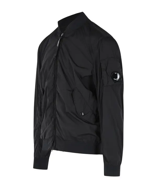 C.P. COMPANY Lens Pocket Bomber Jacket - Black