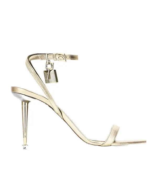 TOM FORD Pointed-toe High-heeled Sandals With Buckle Detail - Nude