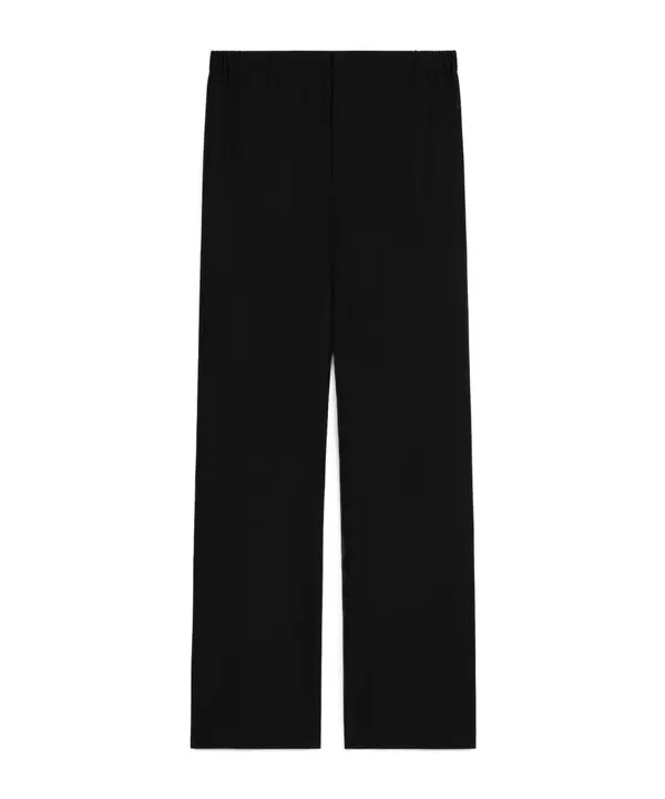 Celine Wool Trousers With Horseshoe Embroidery