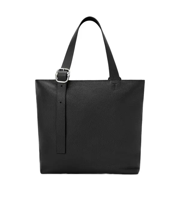 Loewe Logo Printed Tote Bag - Black