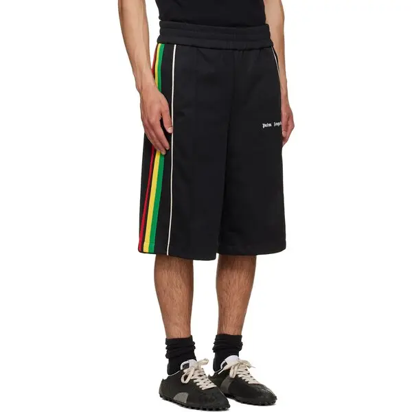 Palm Angels Classic Logo Track Shorts - Black