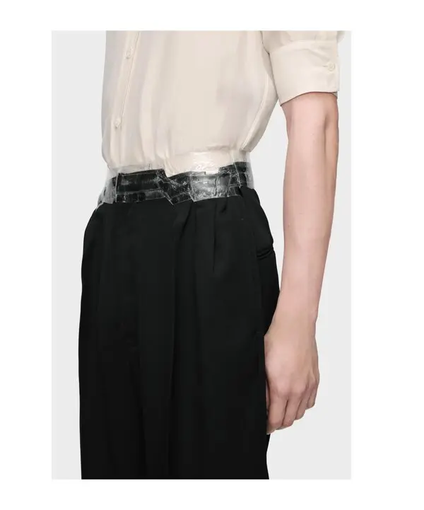 MAISON MARGIELA Virgin Wool Taped Trousers