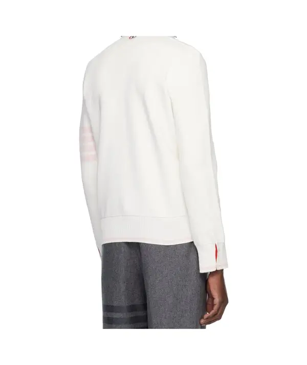 Thom Browne 4-bar Striped V-neck Cardigan