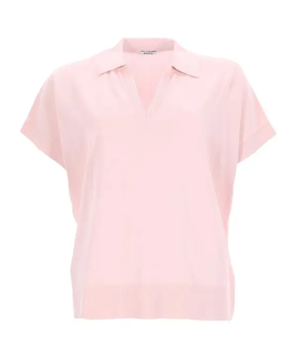 Aspesi Short Sleeve Knitted Top