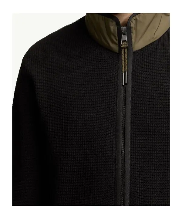 Moncler Zip-up Cardigan With Logo Patch