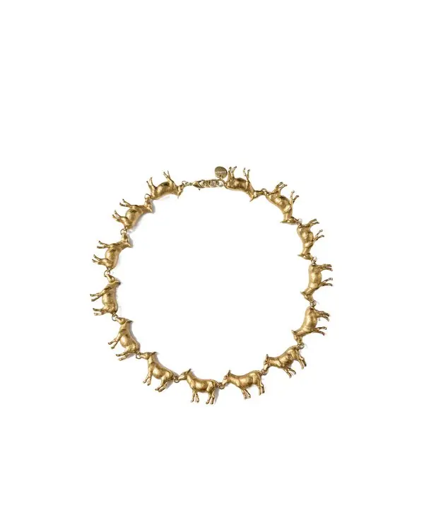 Jacquemus Le Collier Anes Necklace - Golden