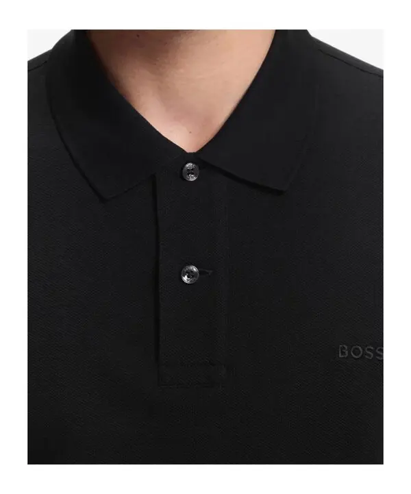 Hugo Boss Straight Hem Short-sleeved Polo Shirt