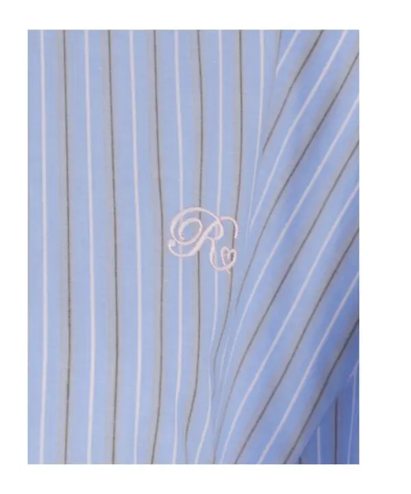 ROTATE BY BIRGER CHRISTENSEN Oversized Pinstriped Shirt