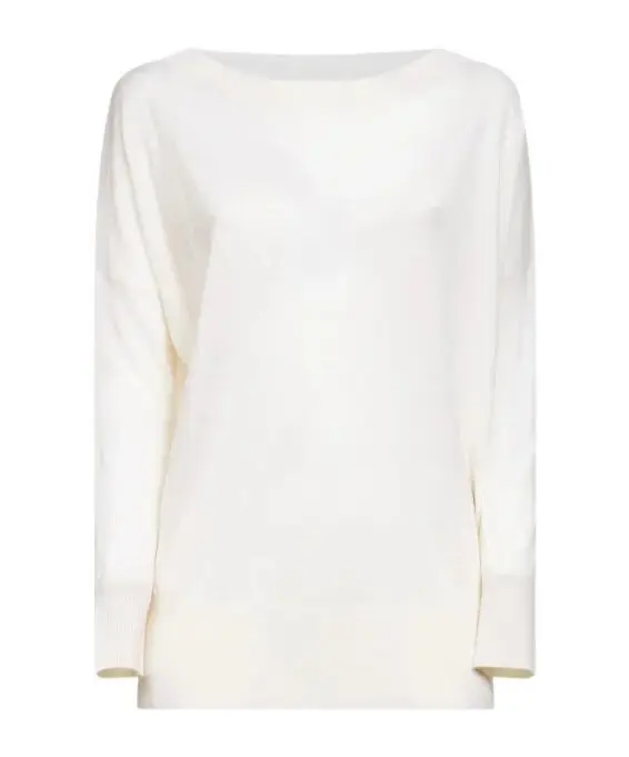 P.a.r.o.s.h Boat Neck Sweater With Ribbed Hem