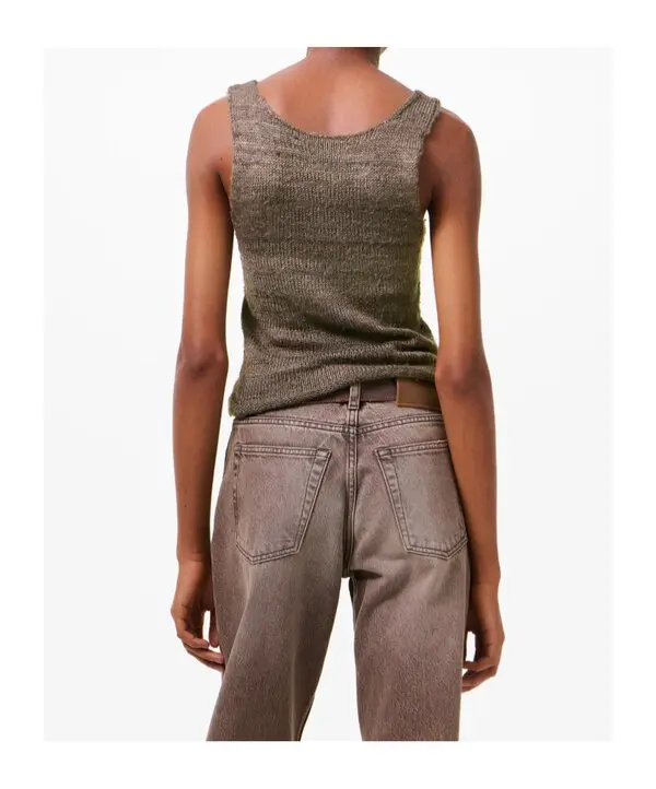 Our Legacy Solo Ribbed Knit U-neck Vest - No