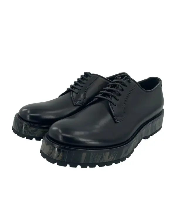 Emporio Armani Lace-up Round Toe Platform Shoes