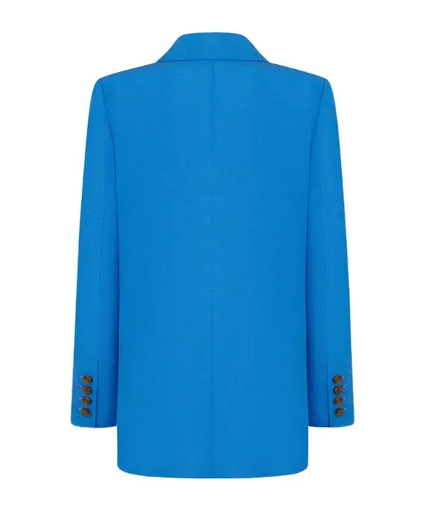 BLAZÉ MILANO Double-breasted Pocket Blazer - Blue