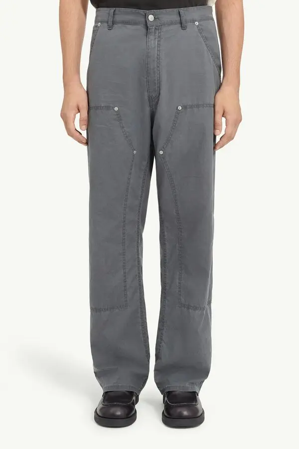 MAISON MARGIELA Straight-leg Workwear Jeans - Anthracite