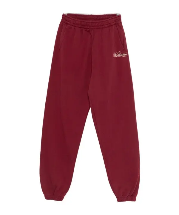 SPORTY  RICH Sporty & Rich "wellness" Logo Sweatpants