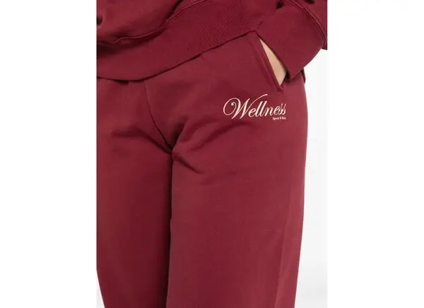 SPORTY  RICH Sporty & Rich "wellness" Logo Sweatpants
