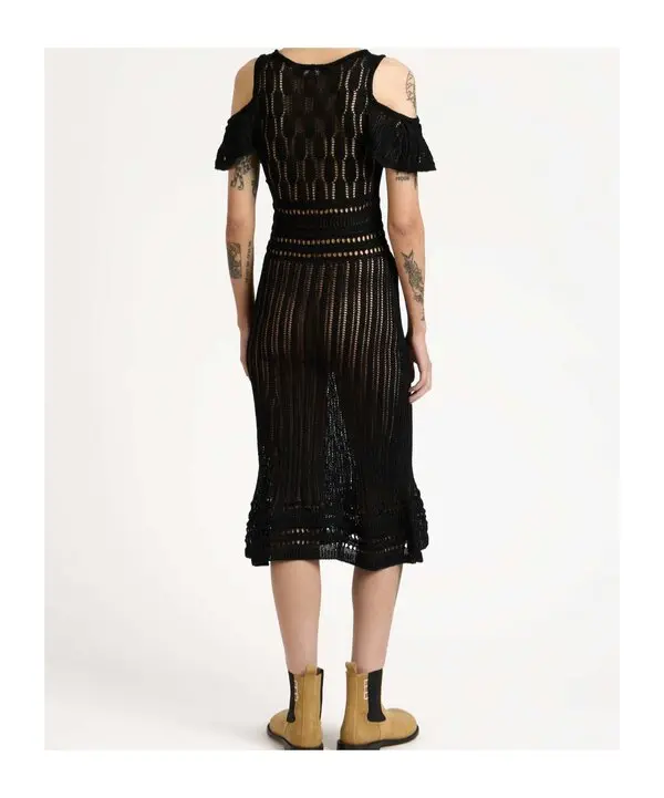 J.W.ANDERSON Jw Anderson Open Knit Cutout Knitted Dress