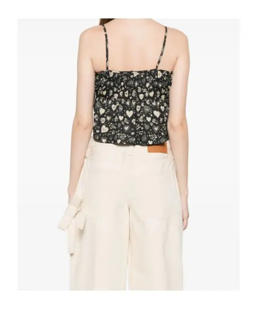 R13 Printed Floral Vest