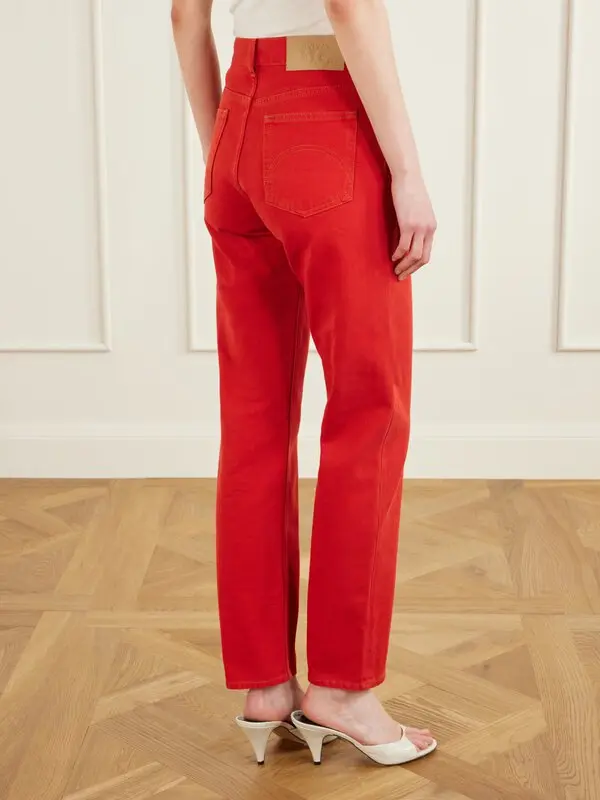 BLAZÉ MILANO Clapotis Straight-leg Jeans - Red
