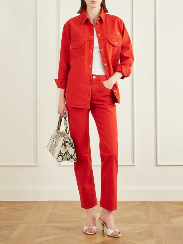 BLAZÉ MILANO Clapotis Straight-leg Jeans - Red